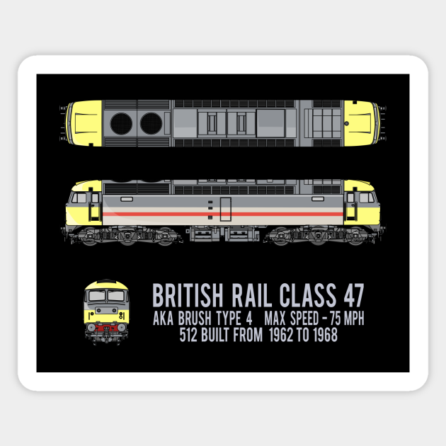 British Rail Class 47 Brush Type 4 Locomotive Diagram Gift - British ... British Rail Class 47 Brush Type 4 Locomotive Diagram Gift - British ...